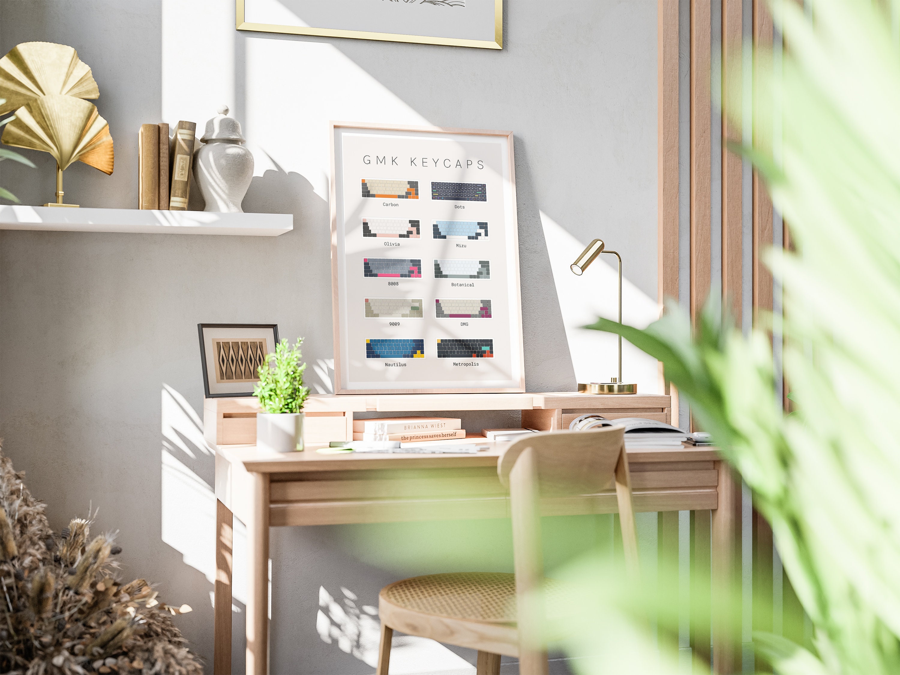 GMK Keycap Sets Poster Mechanical Keyboard Enthusiast, Keycap Art Decor ...