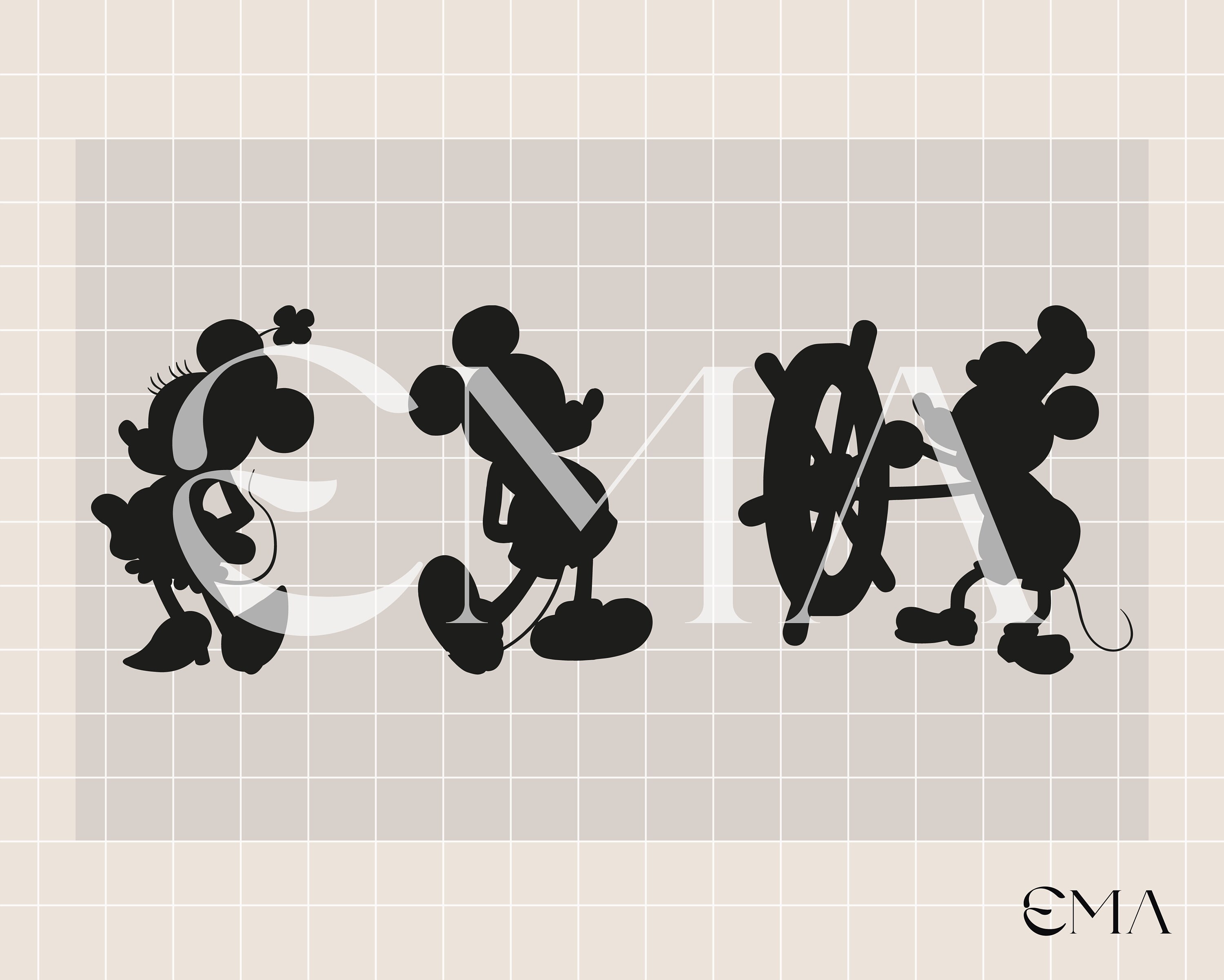 Mickey Mouse Steamboat Willie Clipart, Classic 1928 Color SVG Bundle ...