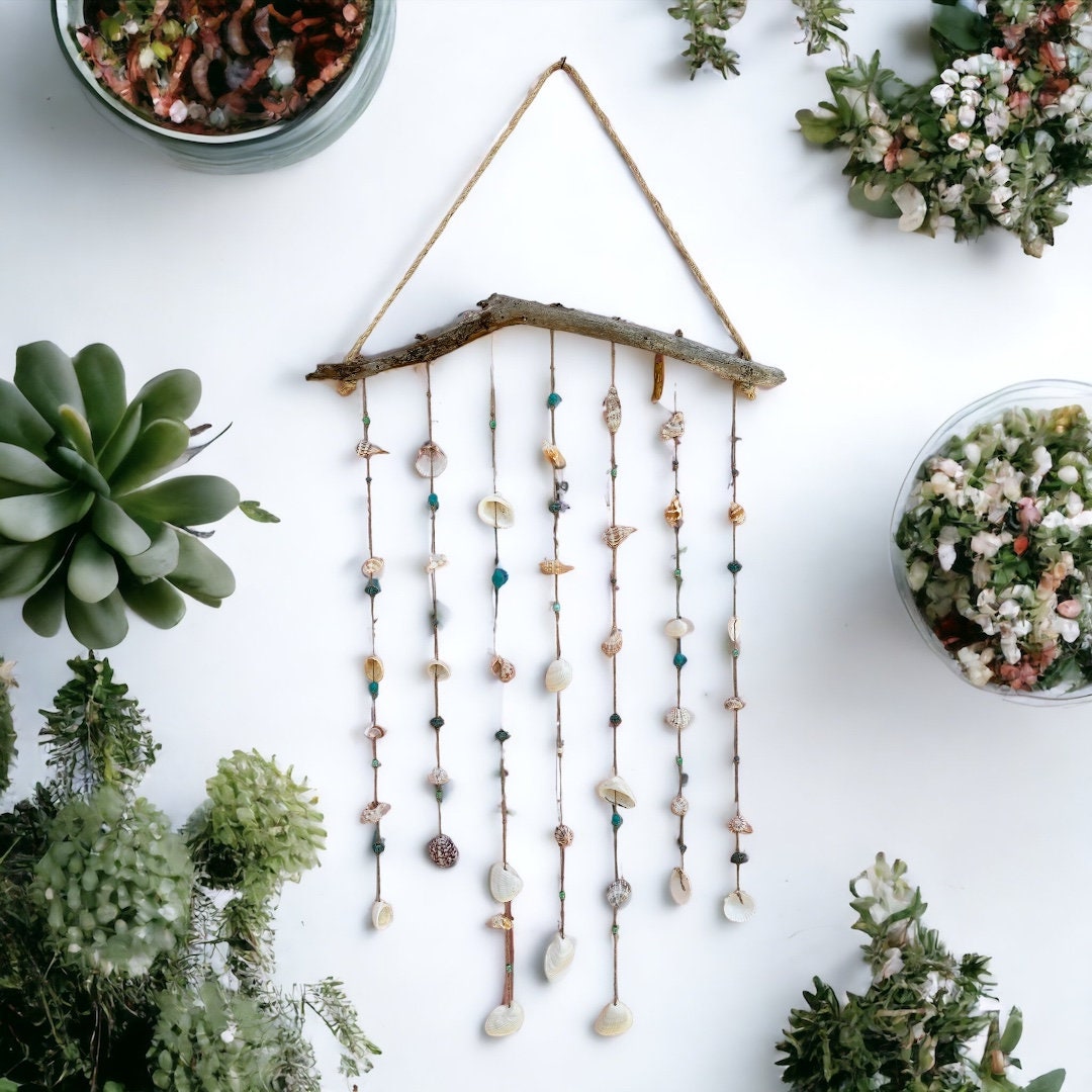 Seashell Wind Chime Decor - Etsy