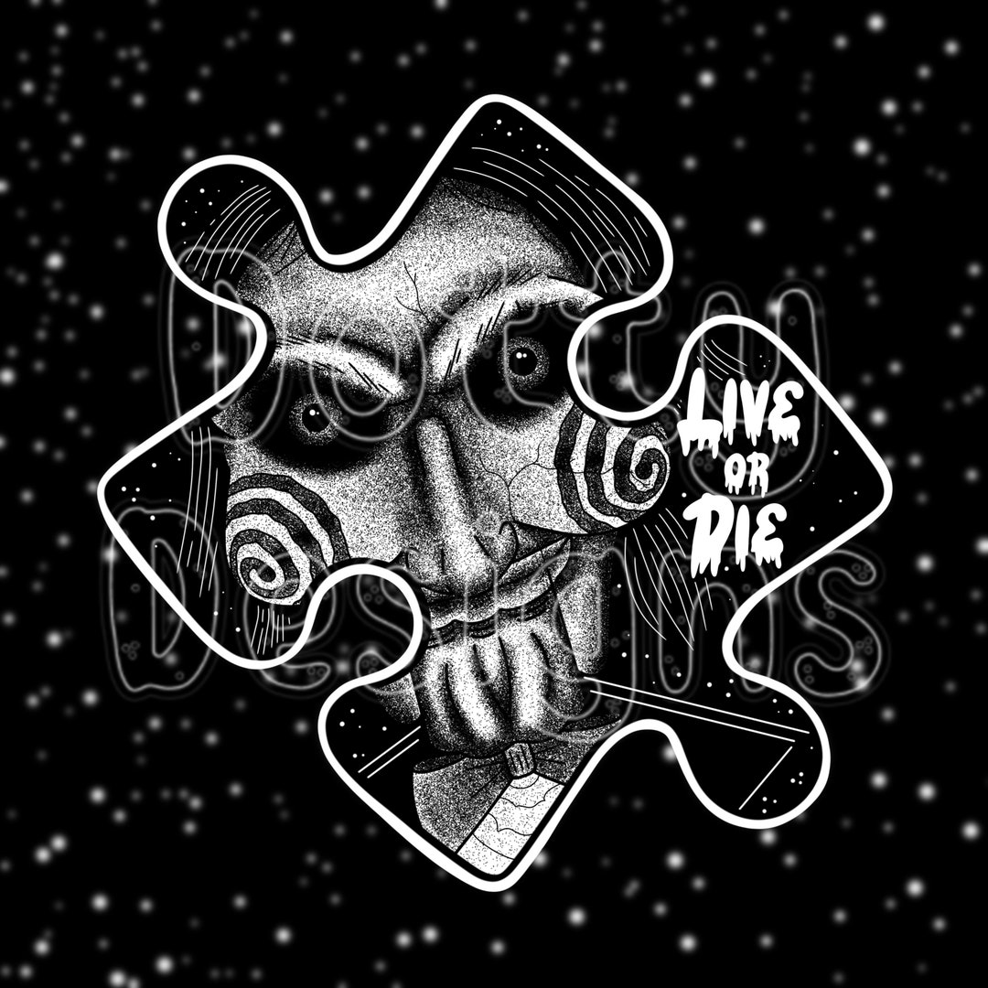 Jigsaw Spooky Creepy Halloween Scary Horror Movie Digital - Etsy