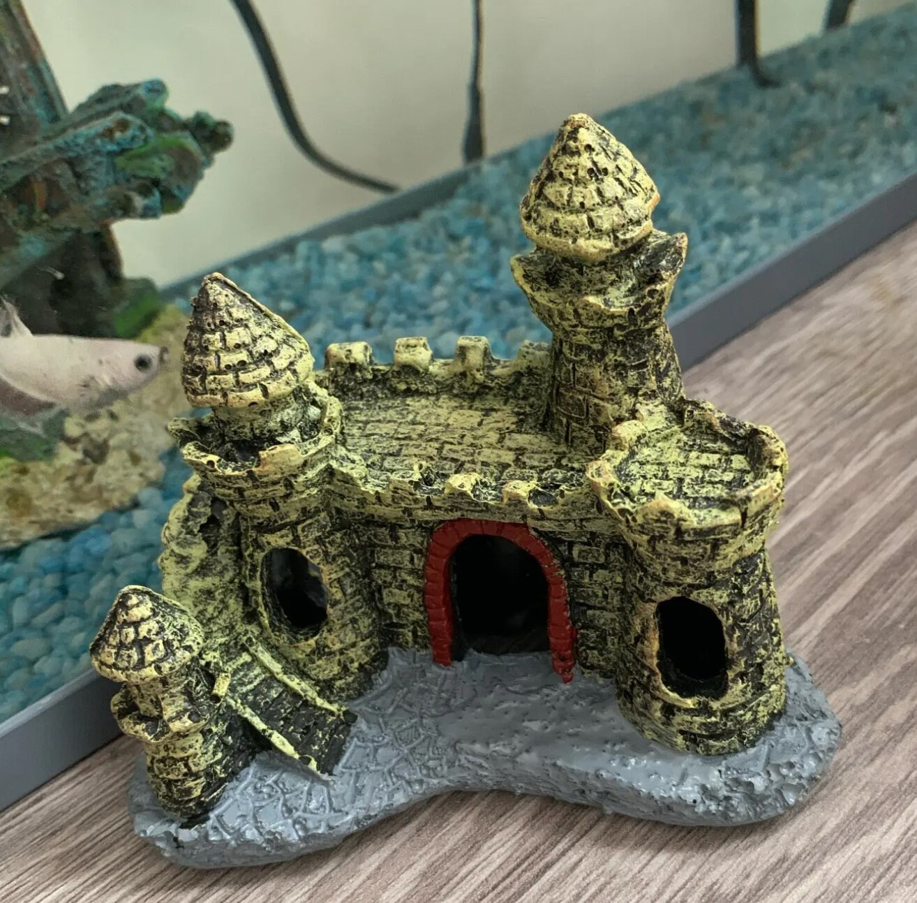 Small Castle for Aquarium Decor - Fish Tank Decoration - Aquascape - - Etsy