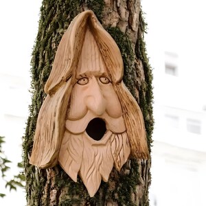Wizard Bird House: Resin Garden Sculpture - Etsy