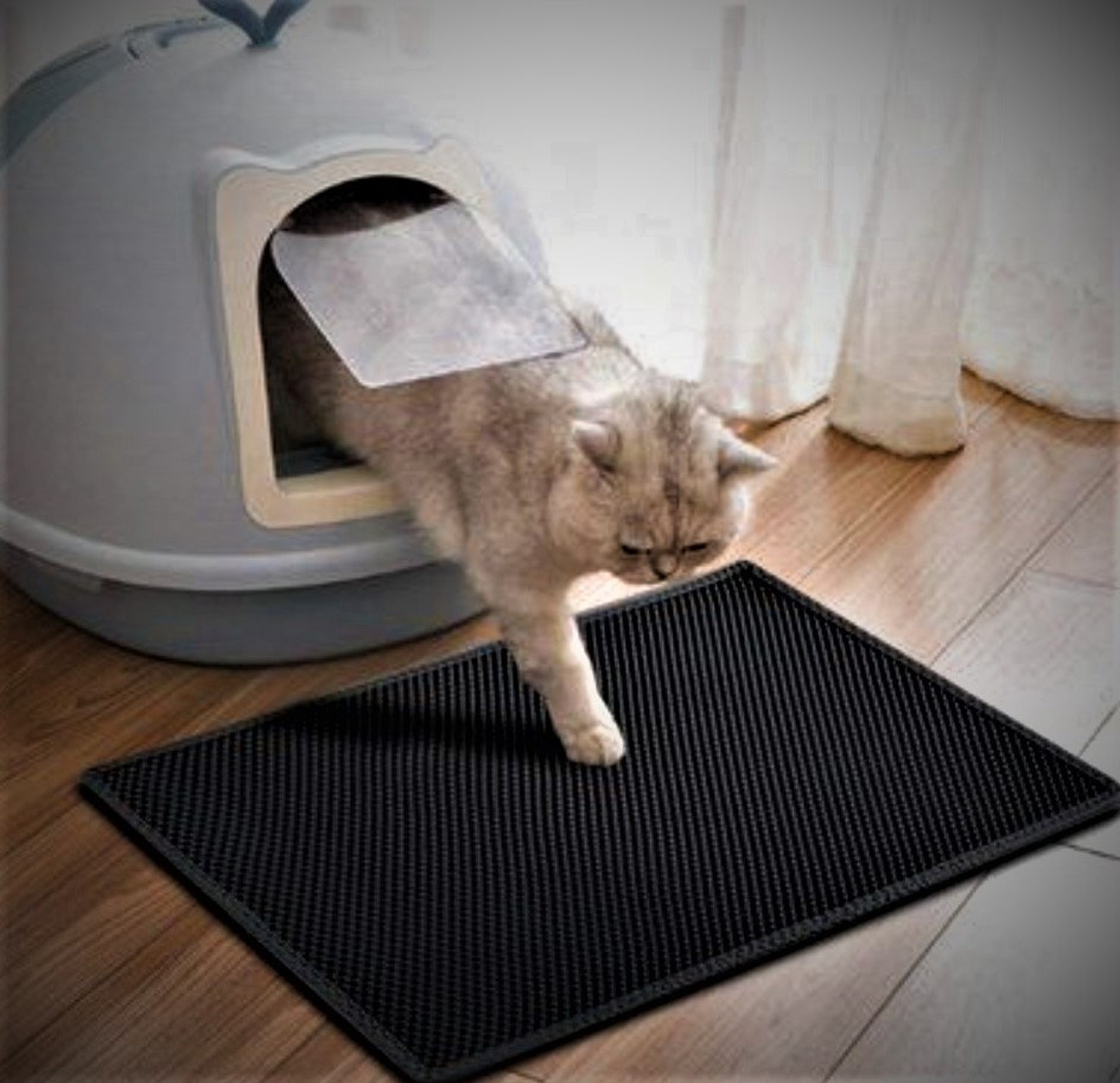 Cat Litter Mat - Kitty Litter Mat for Collecting Loose Litter and ...