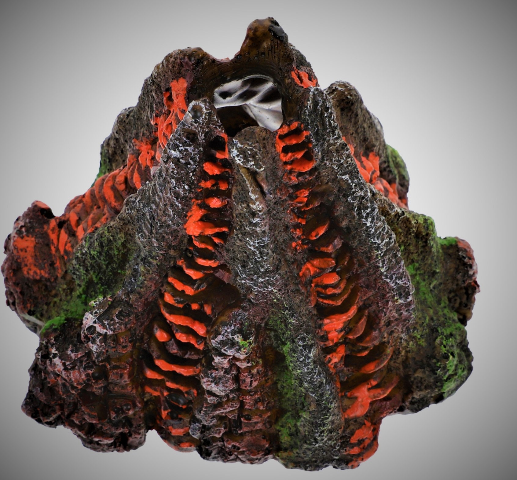 Volcano Resin Aquarium Decor Fine Detail for Fish Shrimp Lizard Turtle ...