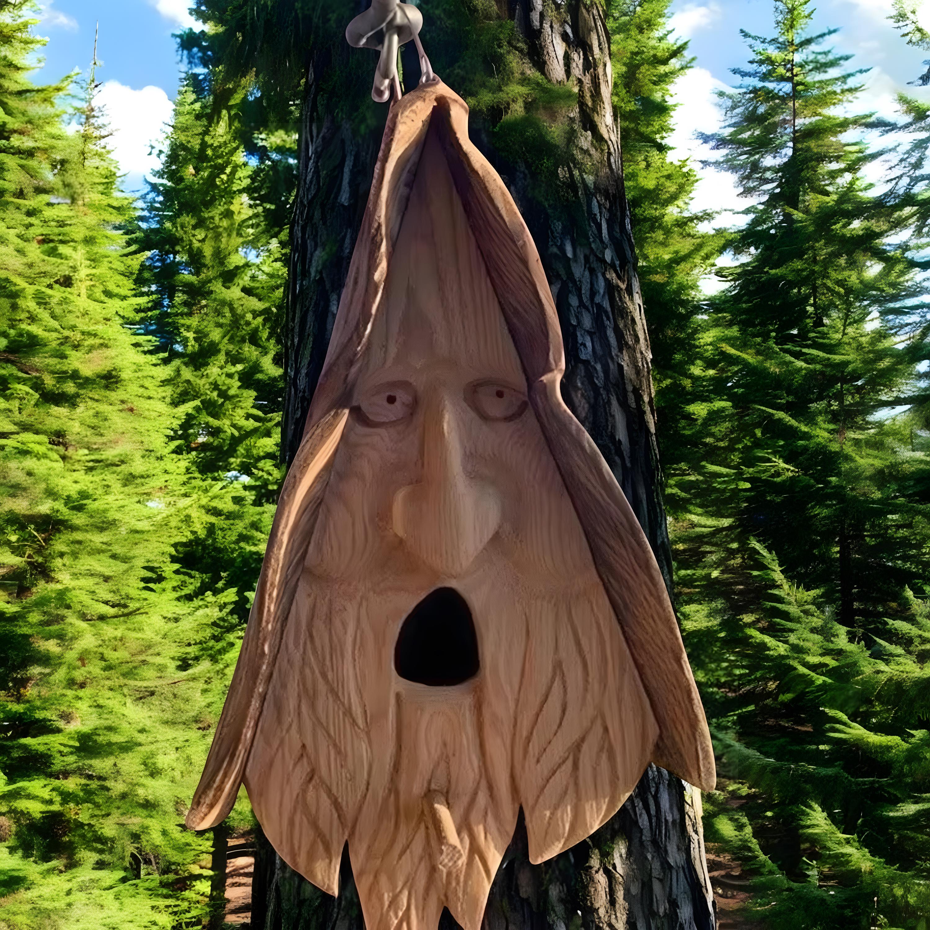 Wizard Bird House: Resin Garden Sculpture - Etsy