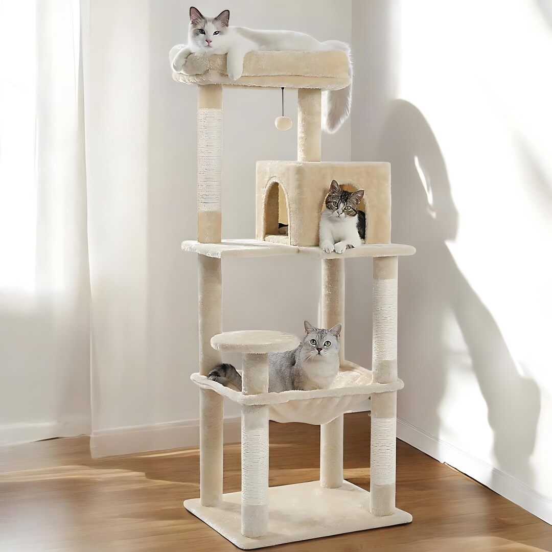 CAT STACK - Cat Tower - Cat Climbing Post - Cat Tree - Cat Scratcher - - Etsy