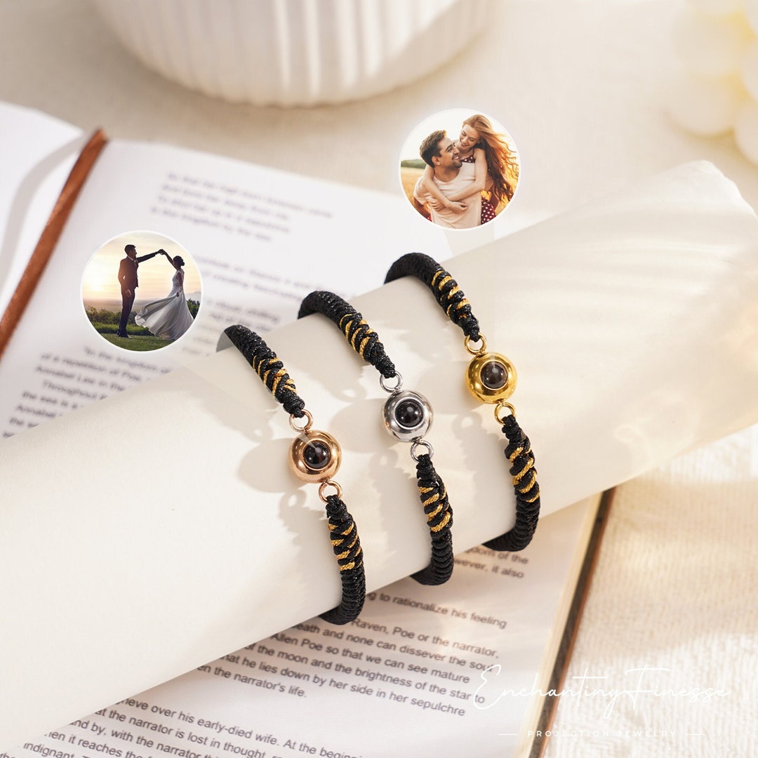 Projection Photo Bracelets, Custom Photo Bracelet, Personalized ...