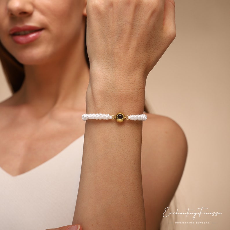 Projection Photo Bracelets Custom Photo Bracelet - Etsy