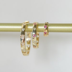Gold Hoop Earrings Set, 3 Pairs of Gold Hoop Earrings, Gold Hoops in ...