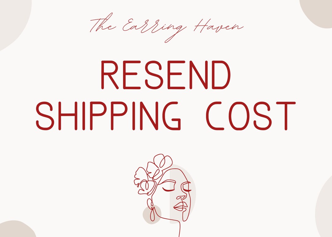 International Resend Shipping Cost - Etsy