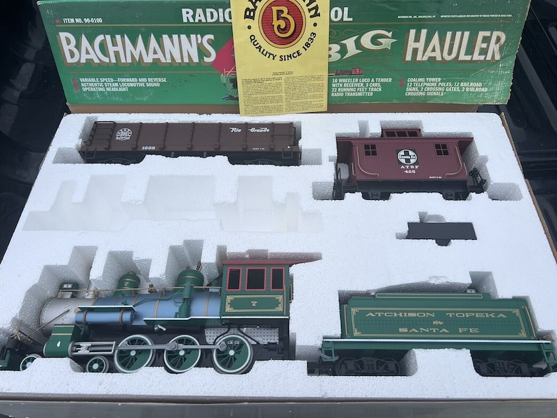 Bachmann Big Hauler Toy Train Set With Box. Nib - Etsy