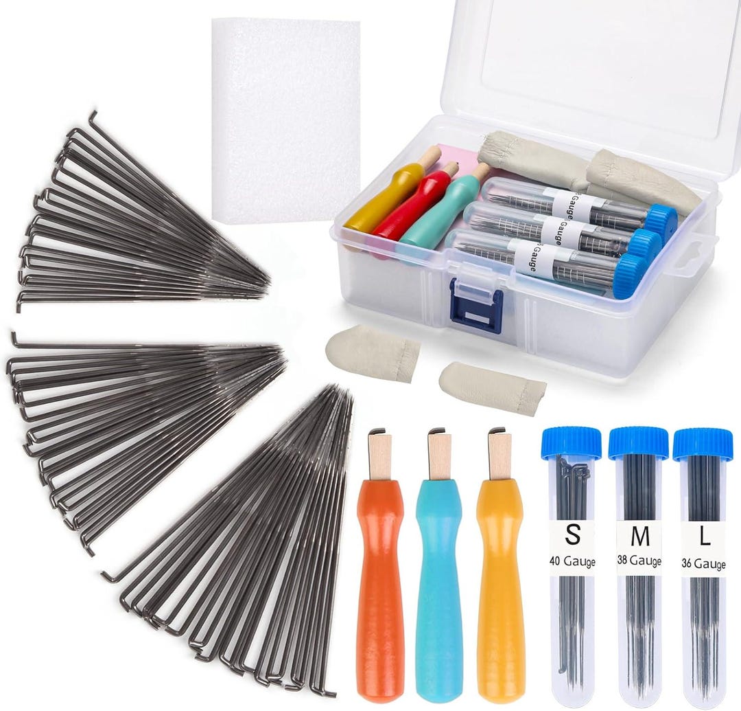 Needle Felting Kit 66 Pcs Felt Needle Tool, Needle Felting Needles With ...