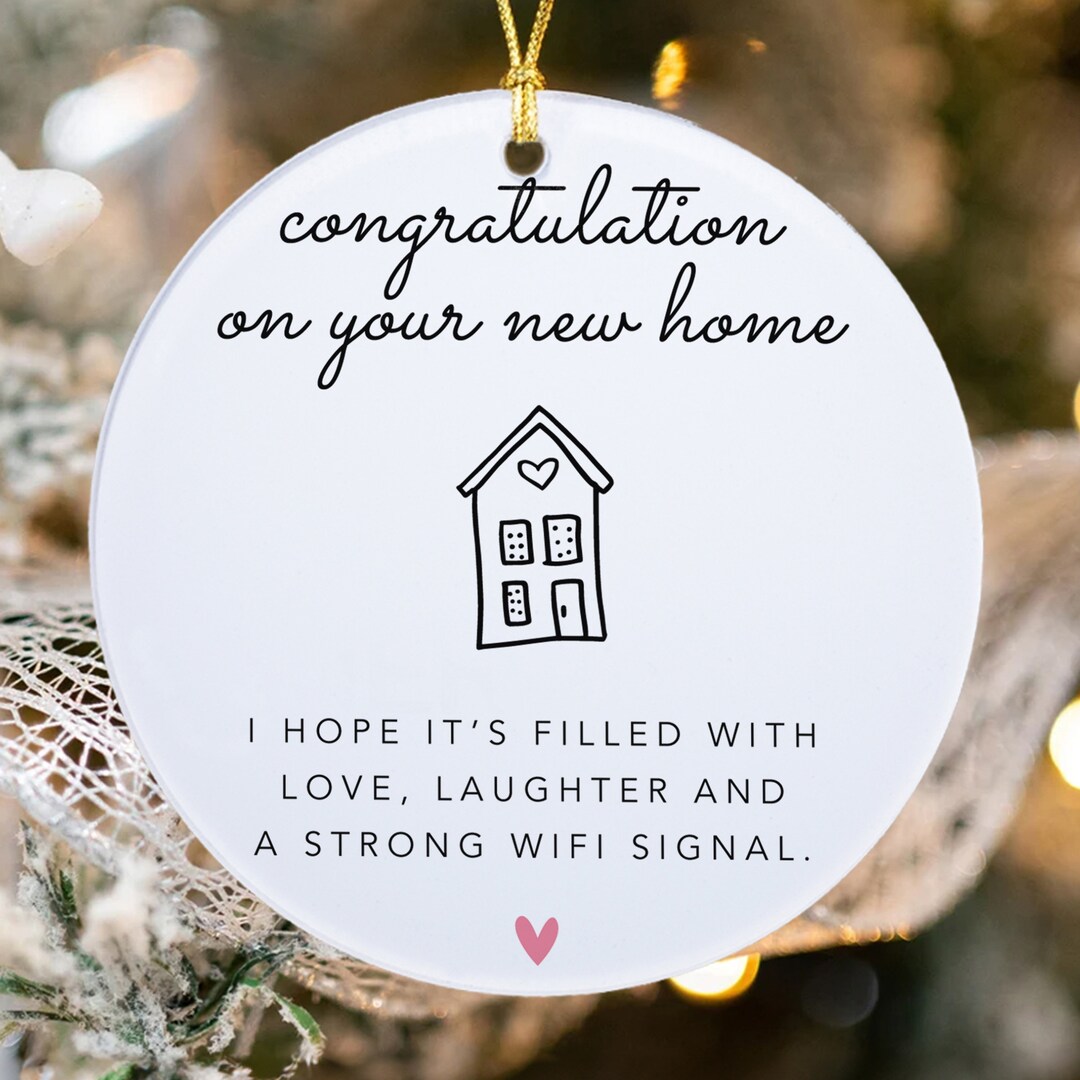 New Home Ornament, Housewarming Gift, New Home Gift, Moving Day Gift ...