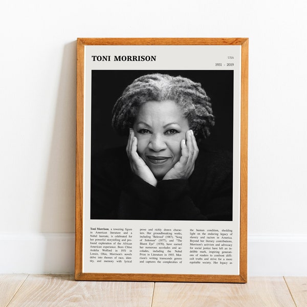 Toni Morrison - Etsy
