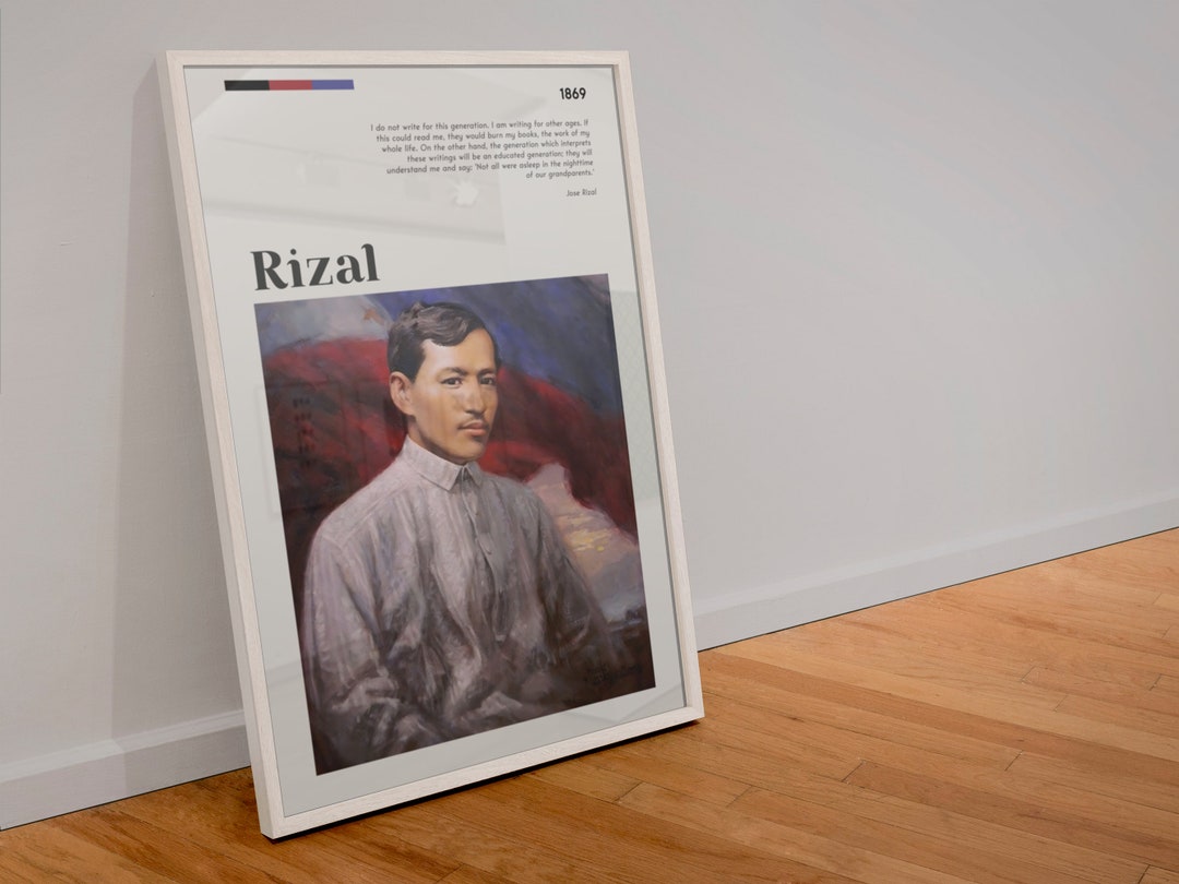 Jose Rizal Poster Wall Art PRINTABLE Digital Art Downloadable Quote ...