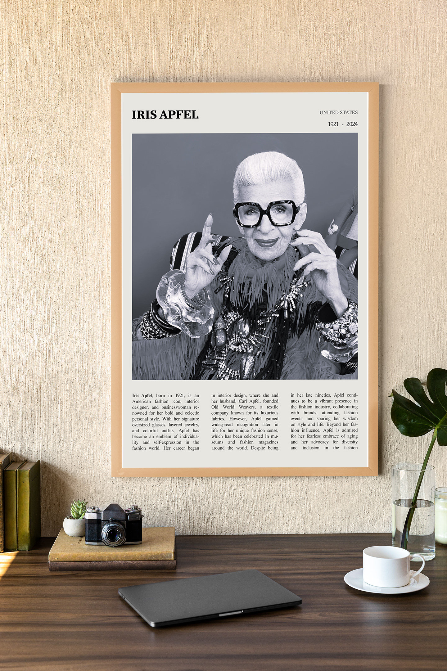 Iris Apfel Wall Art Designer Printable Poster Fashion Interior Designer ...