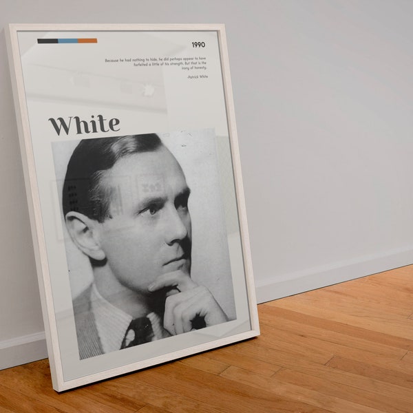 Patrick White Poster - Etsy