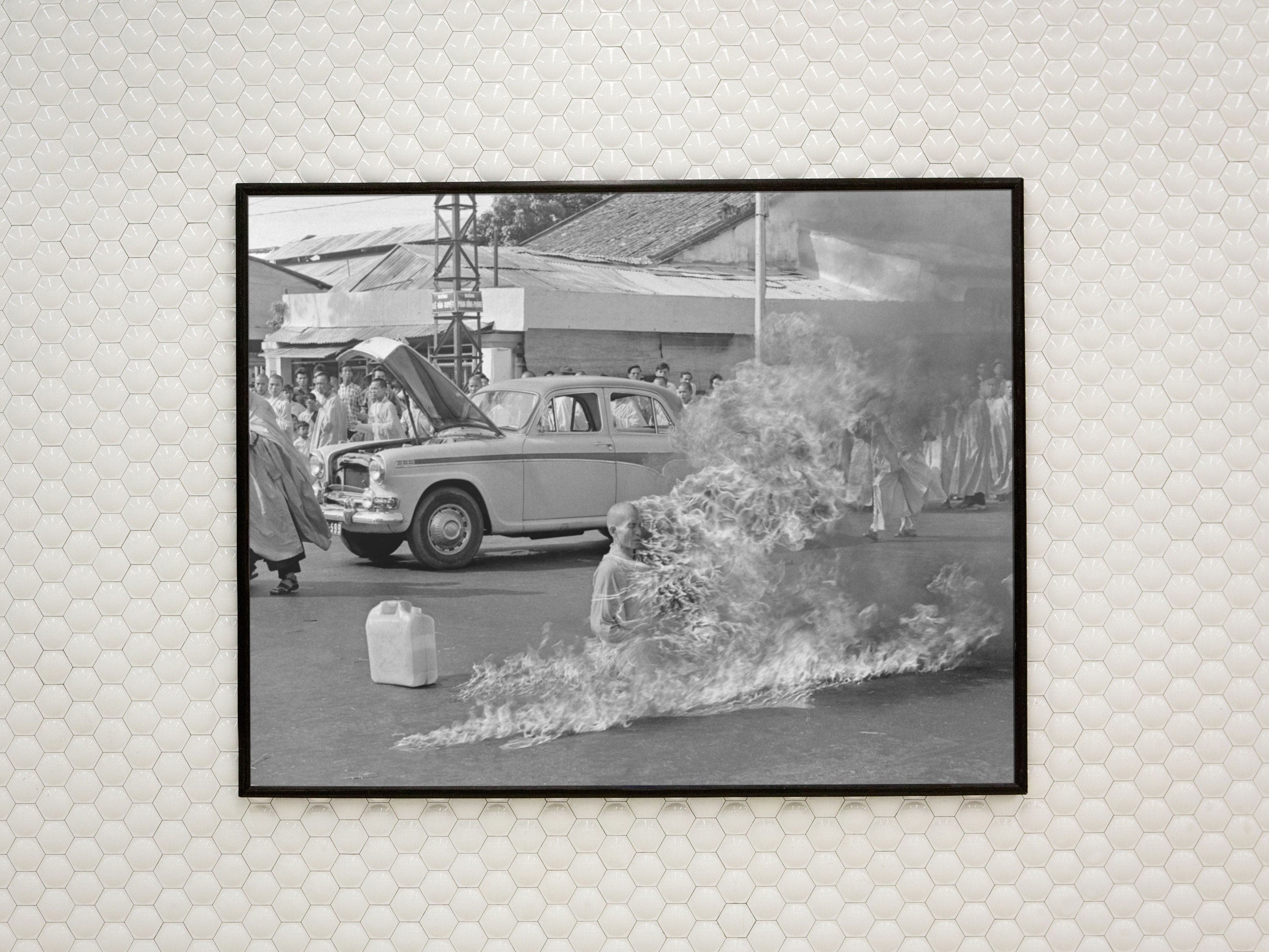 Rage Against The Machine Burning Monk Poster