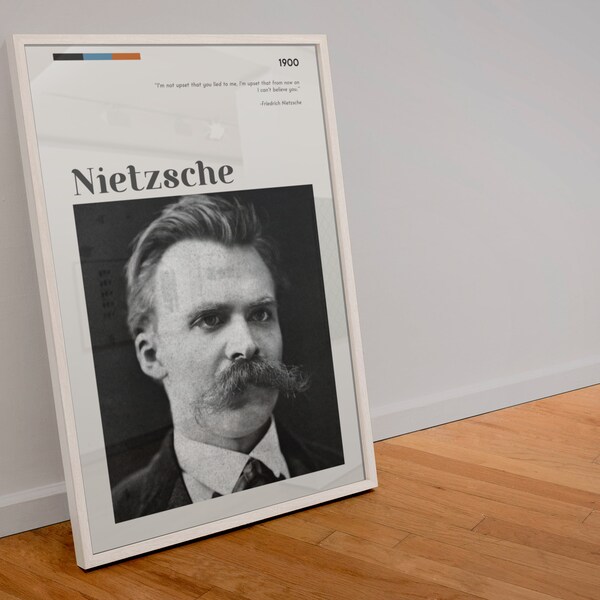 Nietzsche Poster - Etsy
