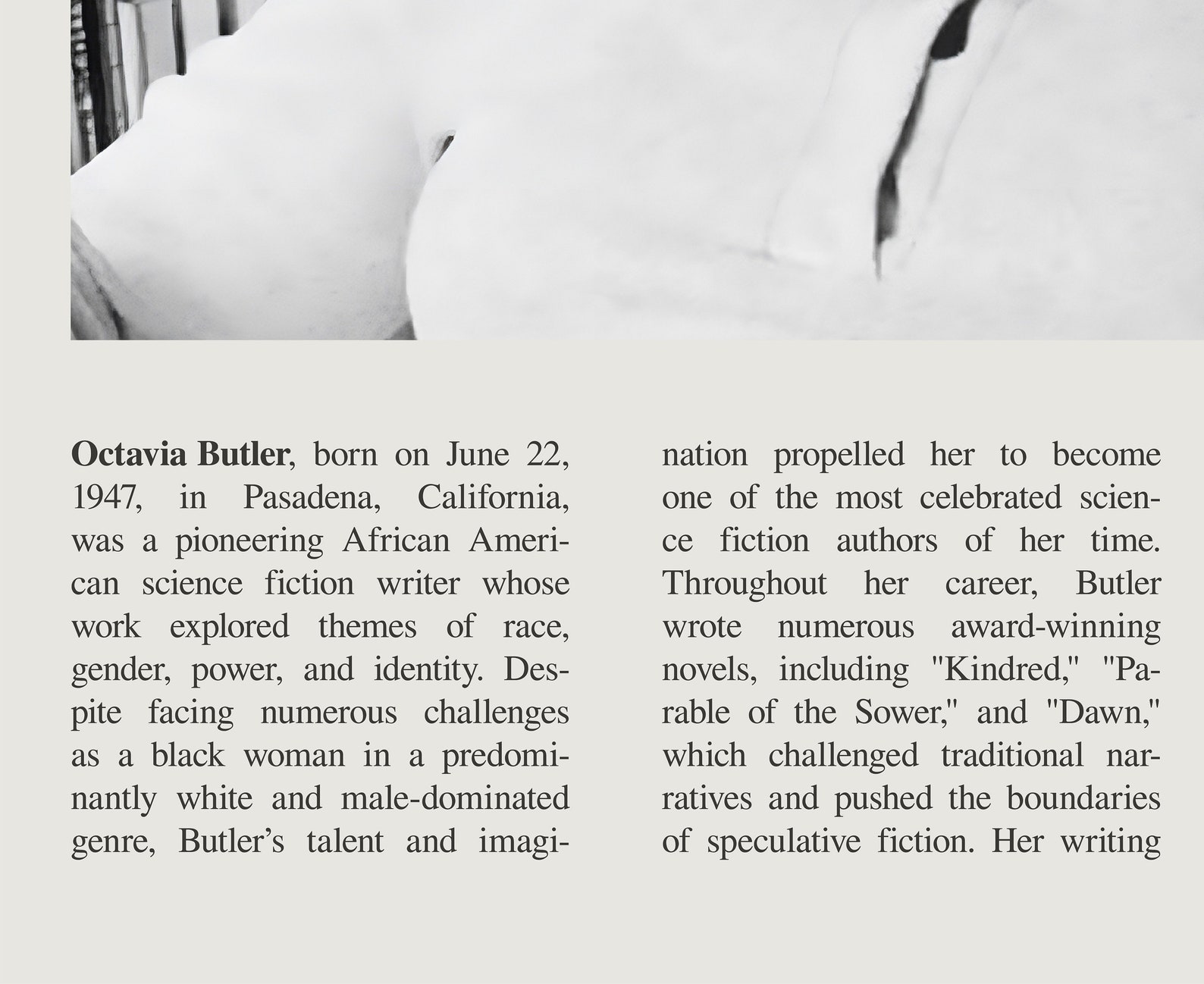 Octavia E. Butler Wall Art Black Power Movement Printable Poster ...