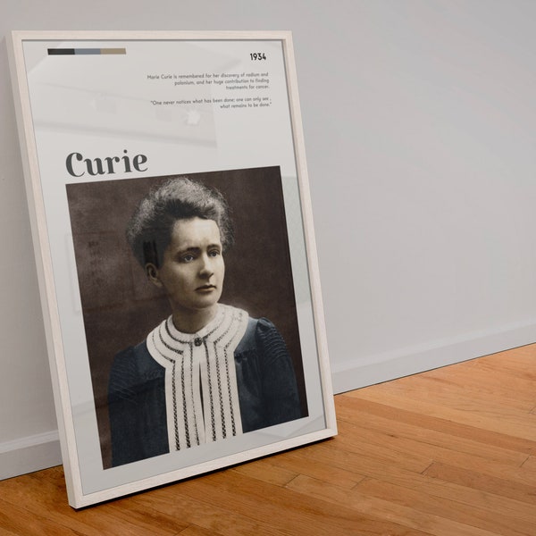 Marie Curie - Etsy