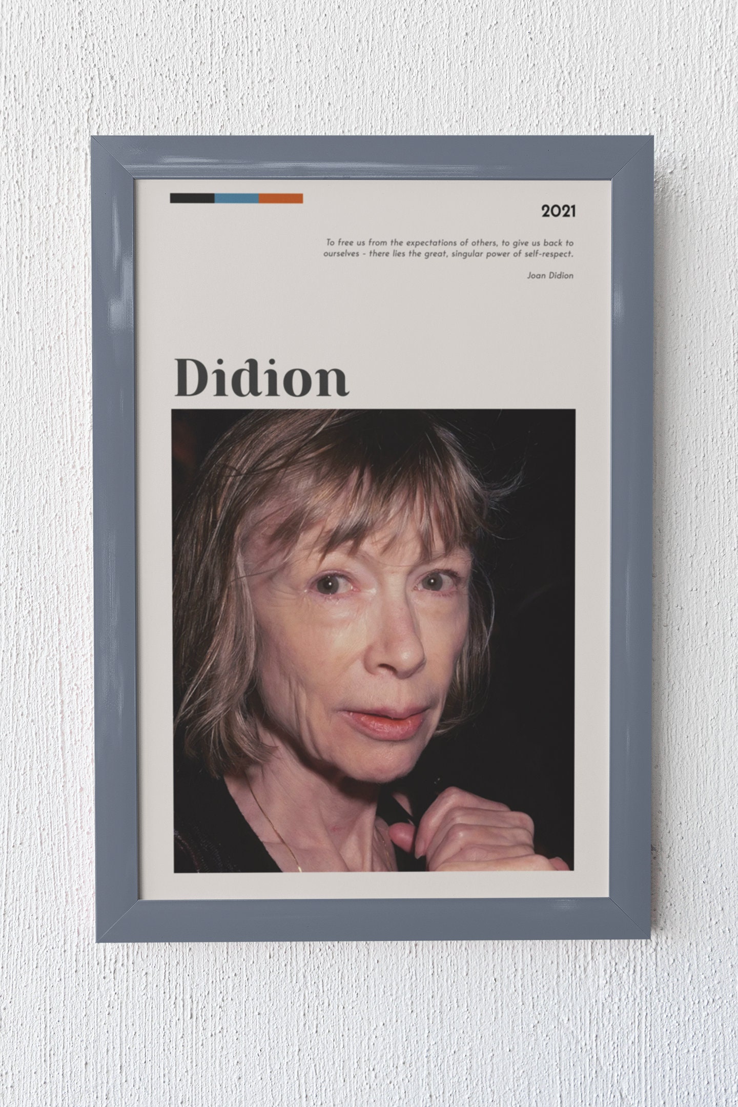 Joan Didion Poster Wall Art PRINTABLE Digital Art Downloadable Quote ...