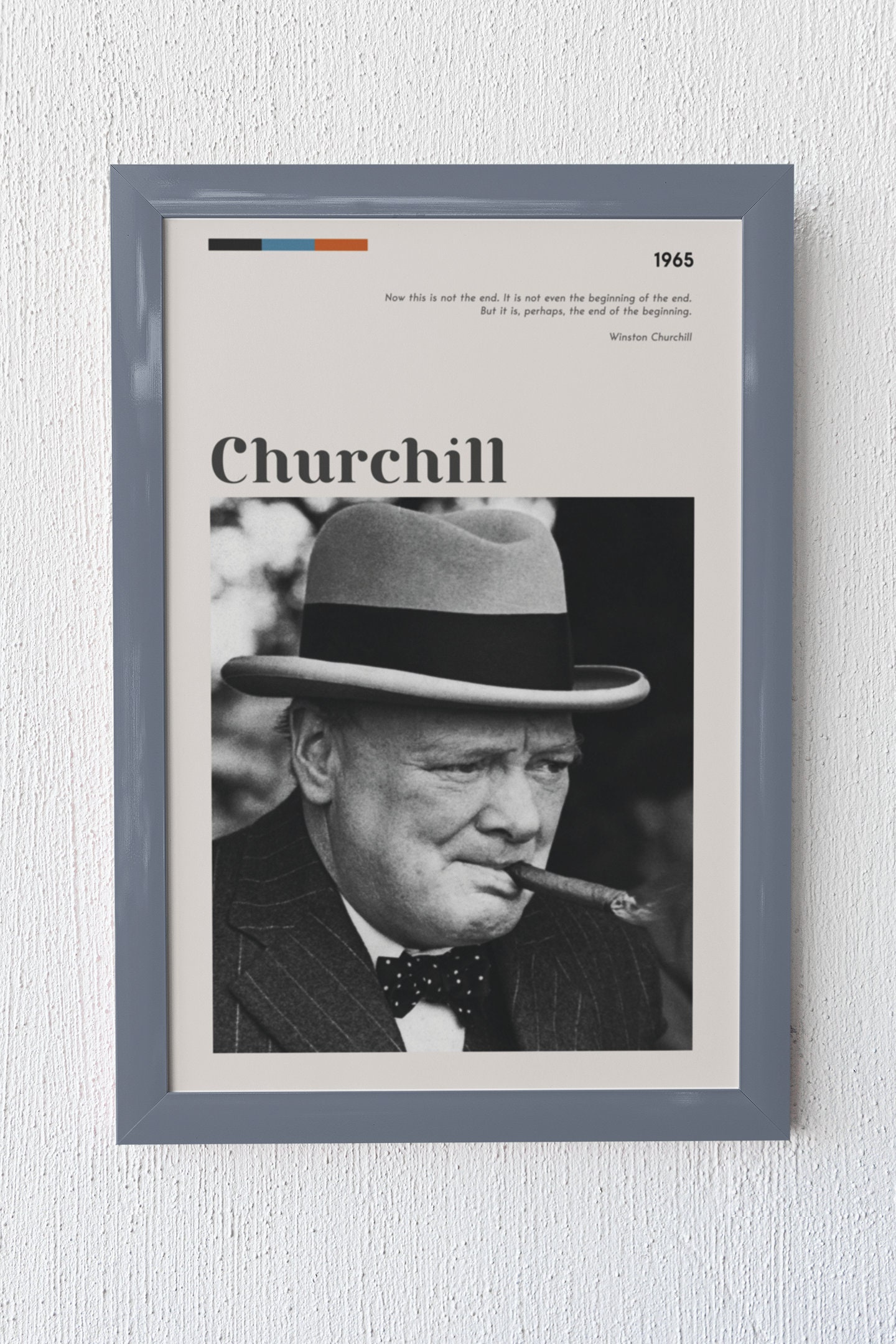 Winston Churchill Poster Wall Art PRINTABLE Digital Art Downloadable ...