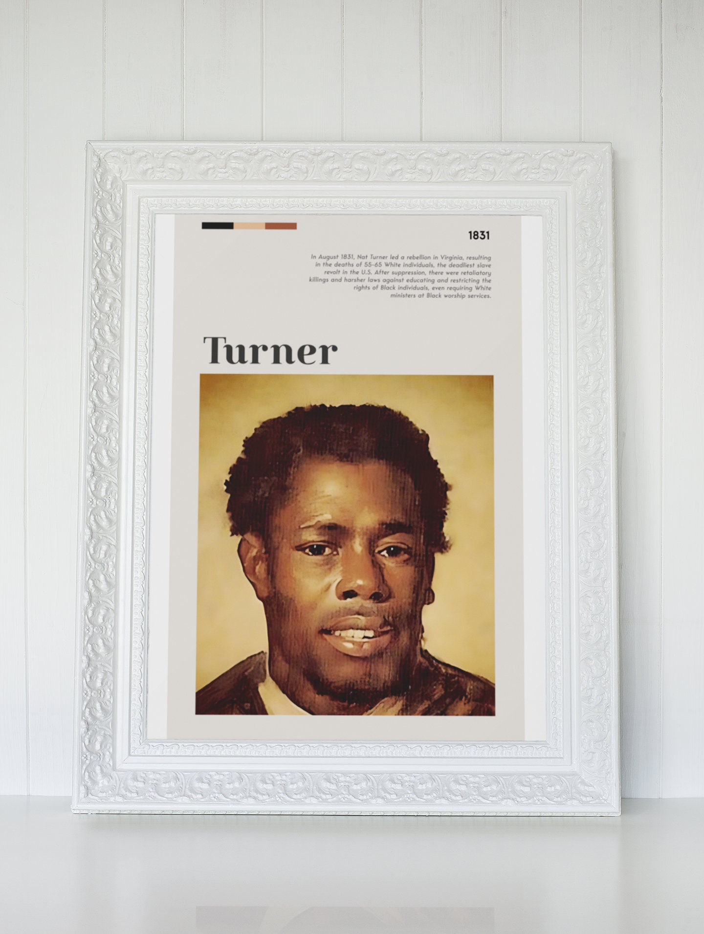 Nat Turner Poster Wall Art Turner Slave Rebellion Black - Etsy