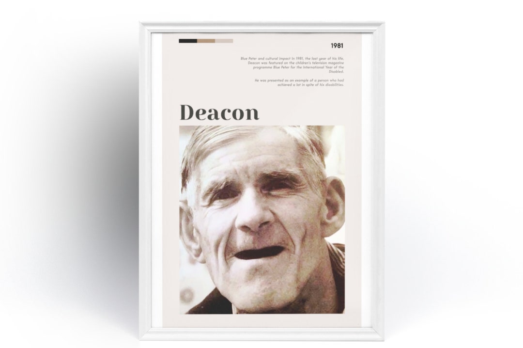 Joey Deacon Poster Wall Art Quote Blue Peter Joseph John - Etsy
