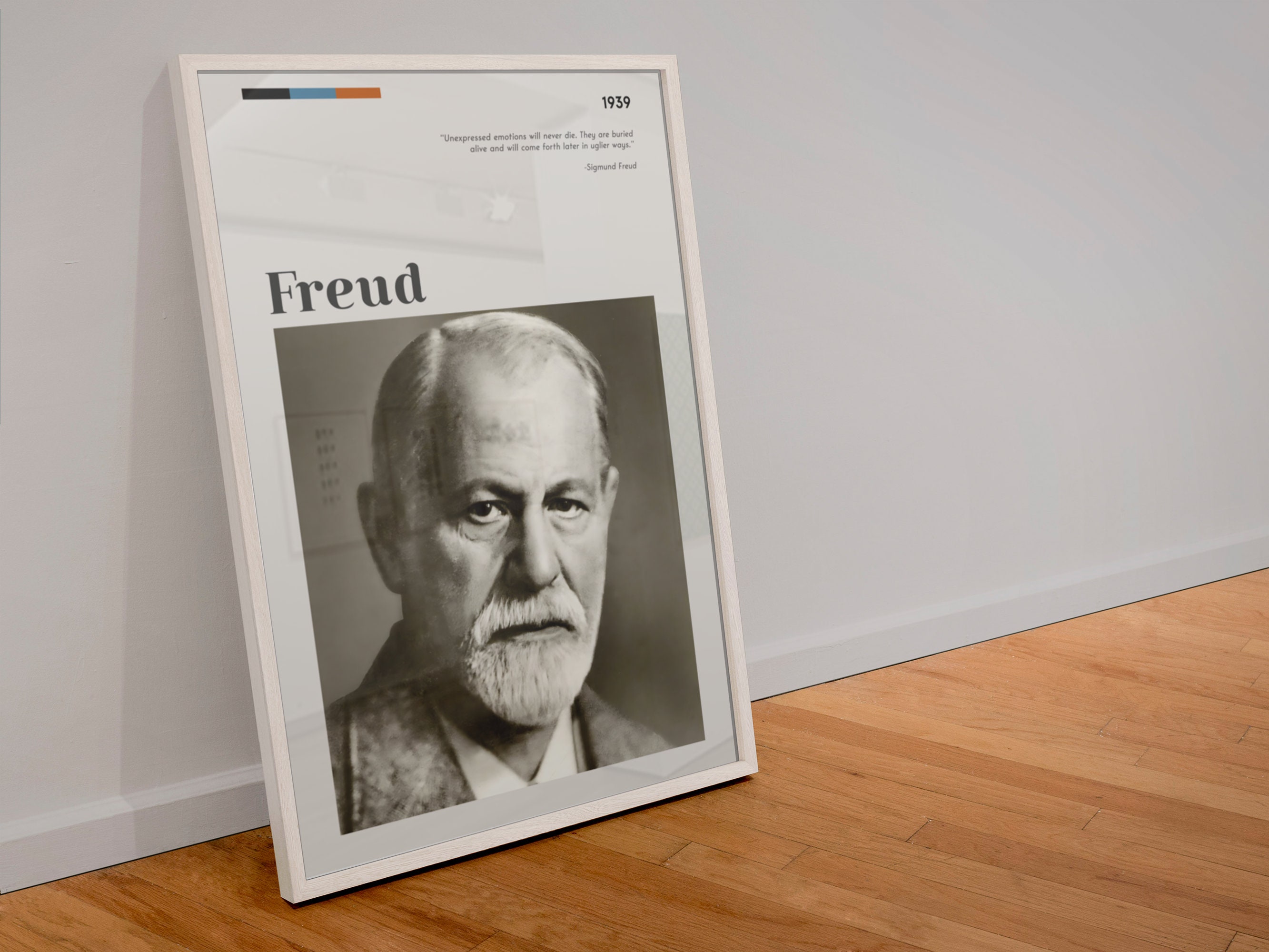 Sigmund Freud Poster Wall Art PRINTABLE Digital Art Downloadable Quote ...