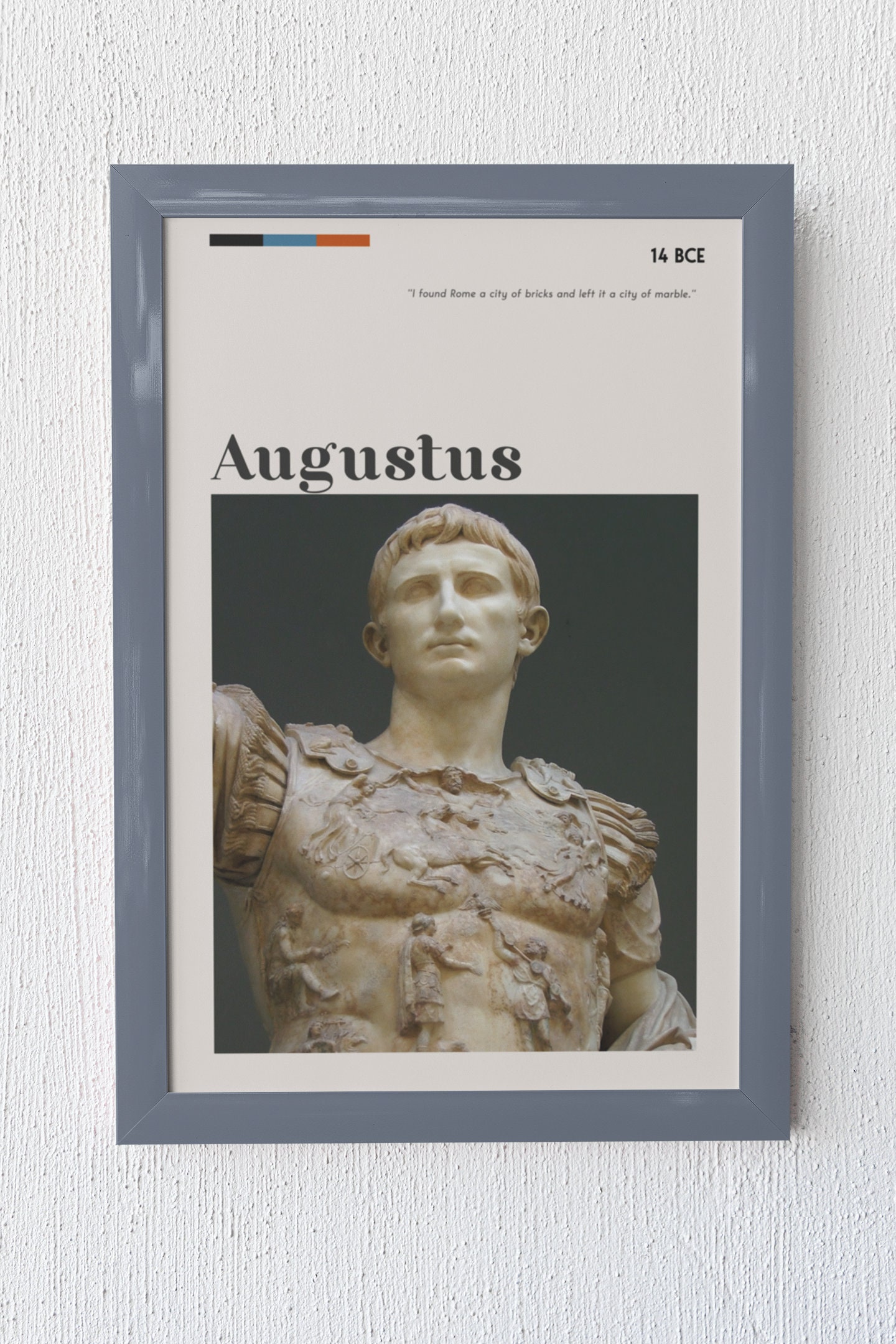 Augustus Poster Wall Art PRINTABLE Digital Art Downloadable - Etsy