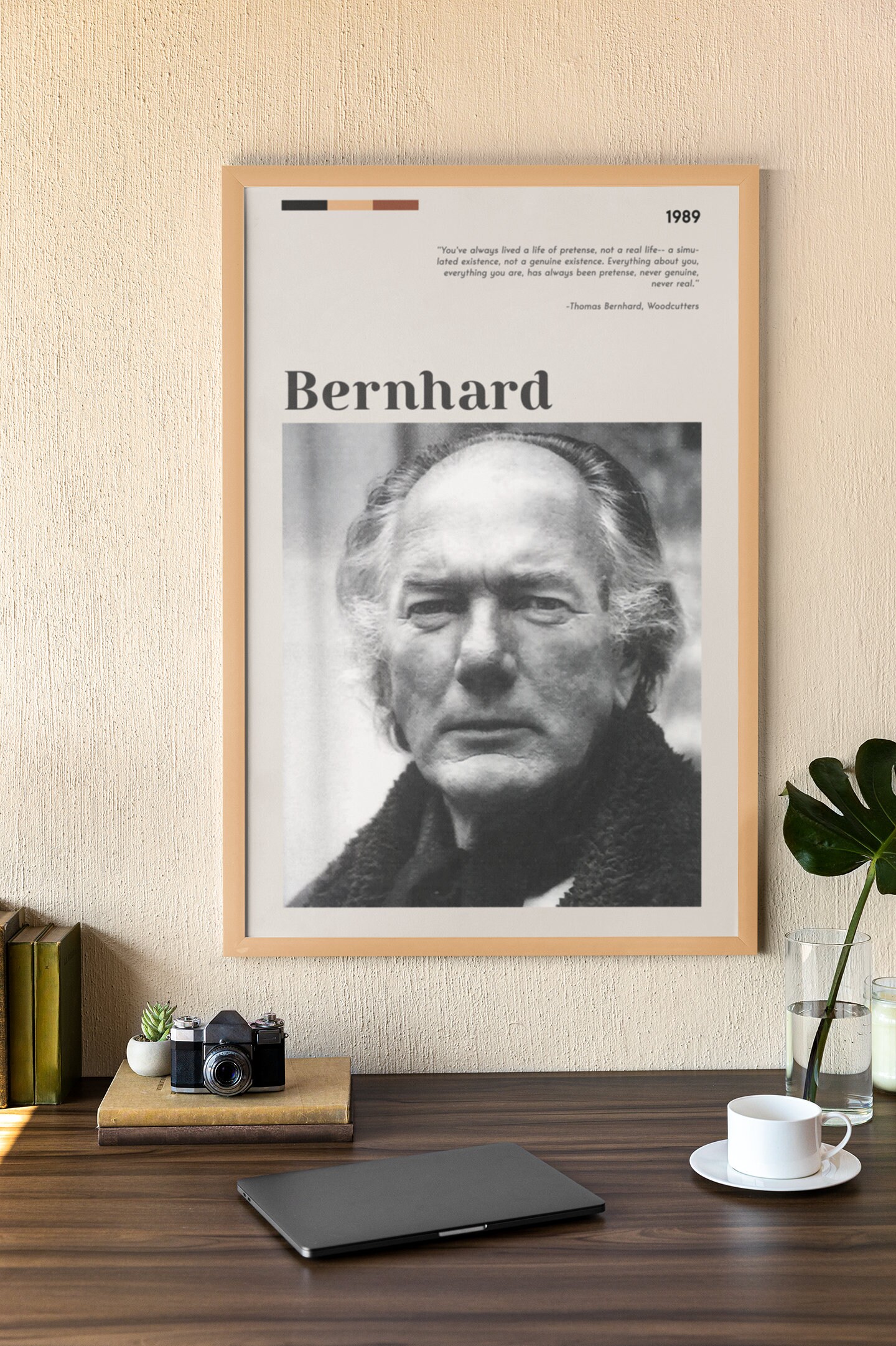 Thomas Bernhard Poster Wall Art PRINTABLE Digital Art - Etsy