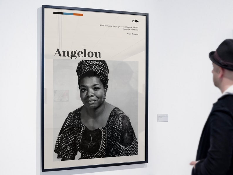 Maya Angelou Poster Wall Art PRINTABLE Digital Art - Etsy