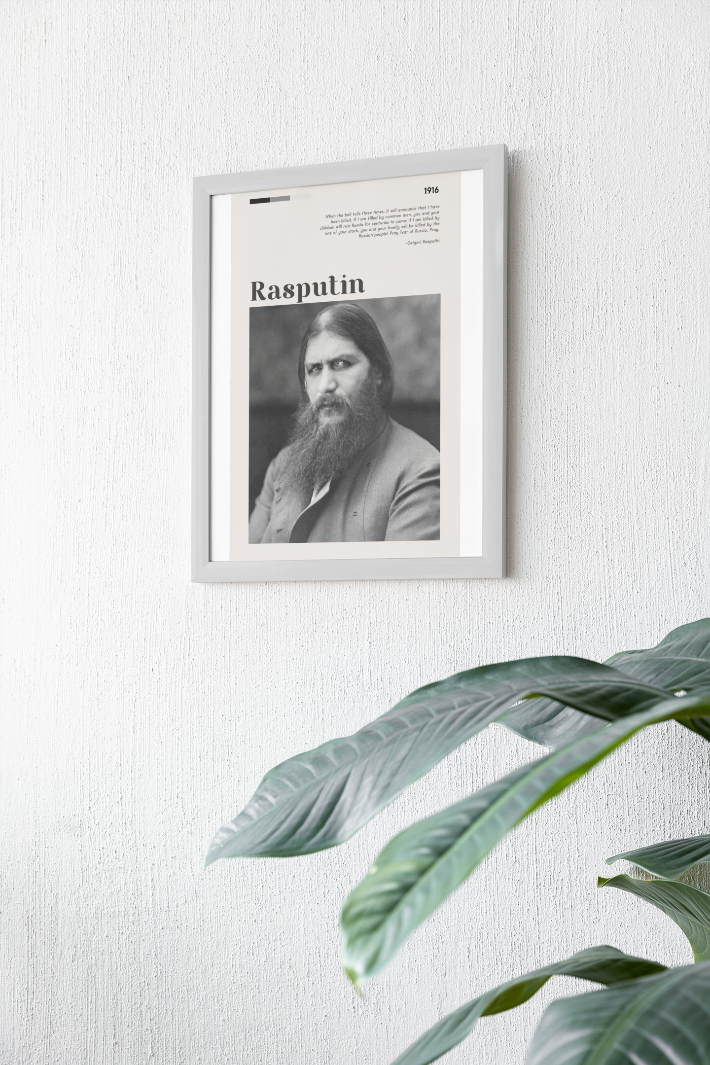 Grigori Rasputin Poster Wall Art Quote Vintage Russian Empire PRINTABLE ...