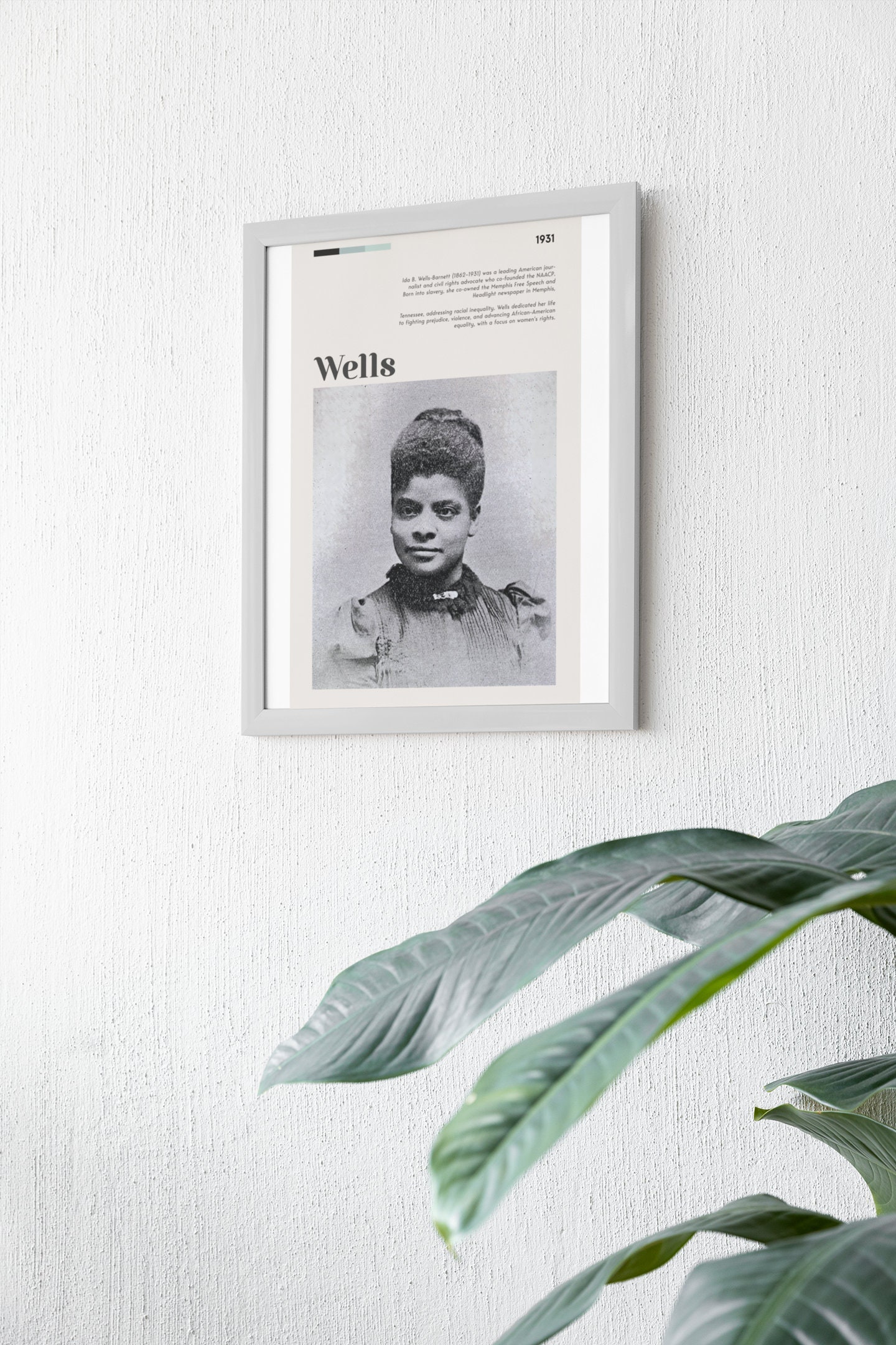 Ida B. Wells Poster Wall Art Ida Bell Wells-barnett Vintage NAACP ...