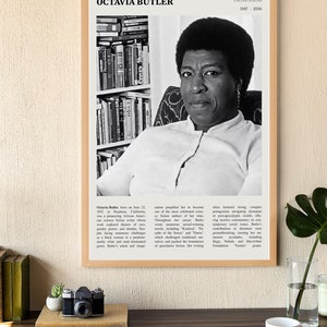 Octavia E. Butler Wall Art Black Power Movement Printable Poster ...