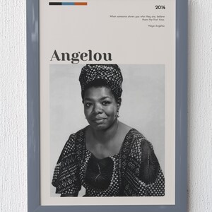 Maya Angelou Poster Wall Art PRINTABLE Digital Art Downloadable Quote ...