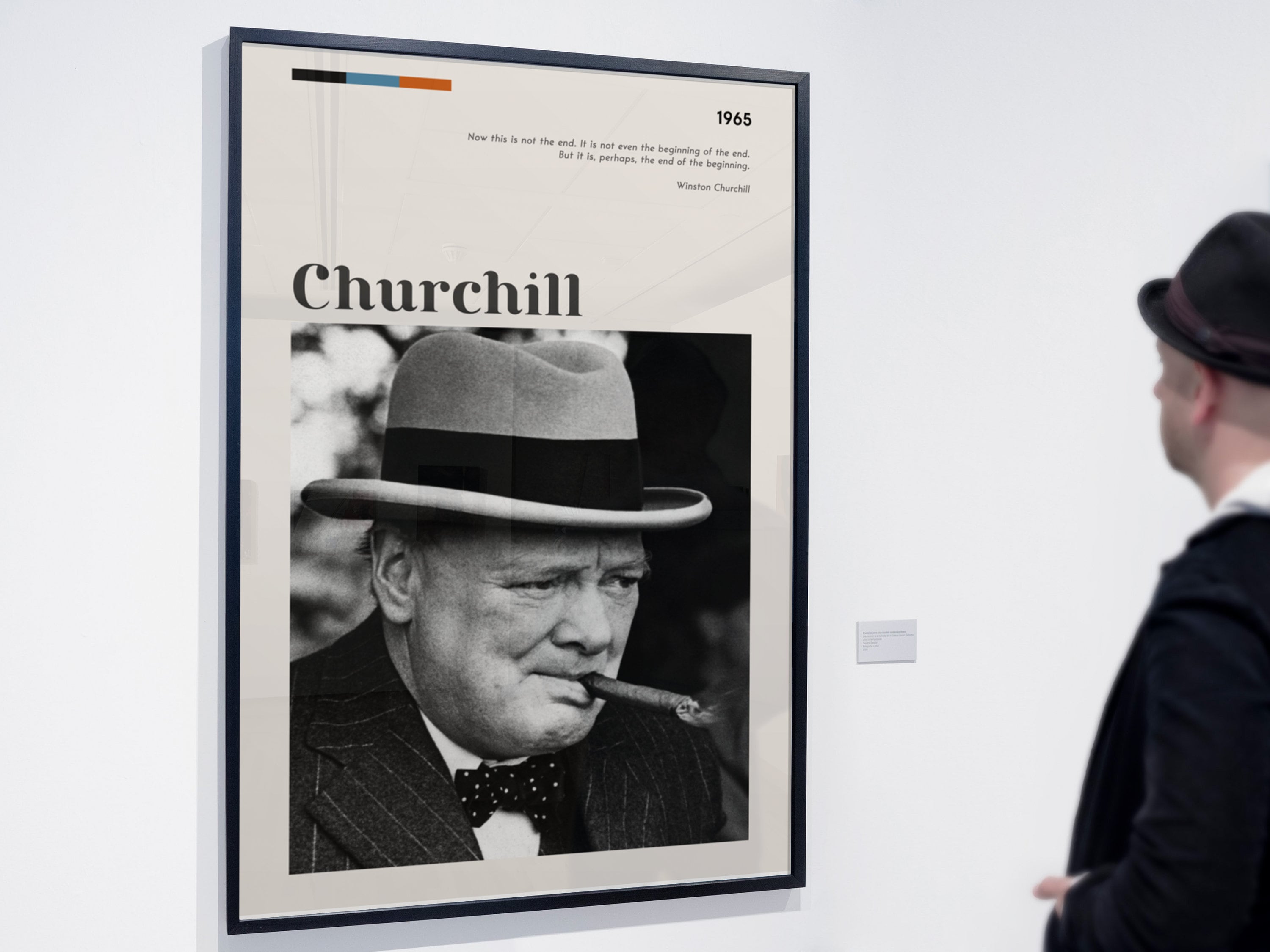 Winston Churchill Poster Wall Art PRINTABLE Digital Art Downloadable ...