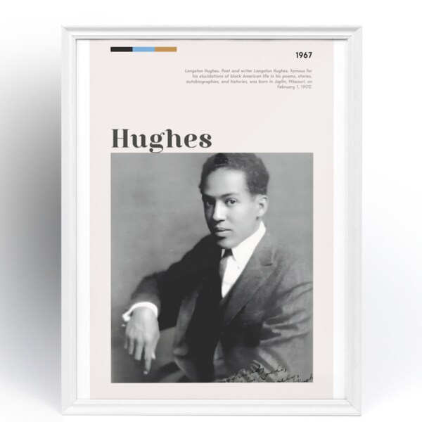 Langston Hughes Print - Etsy