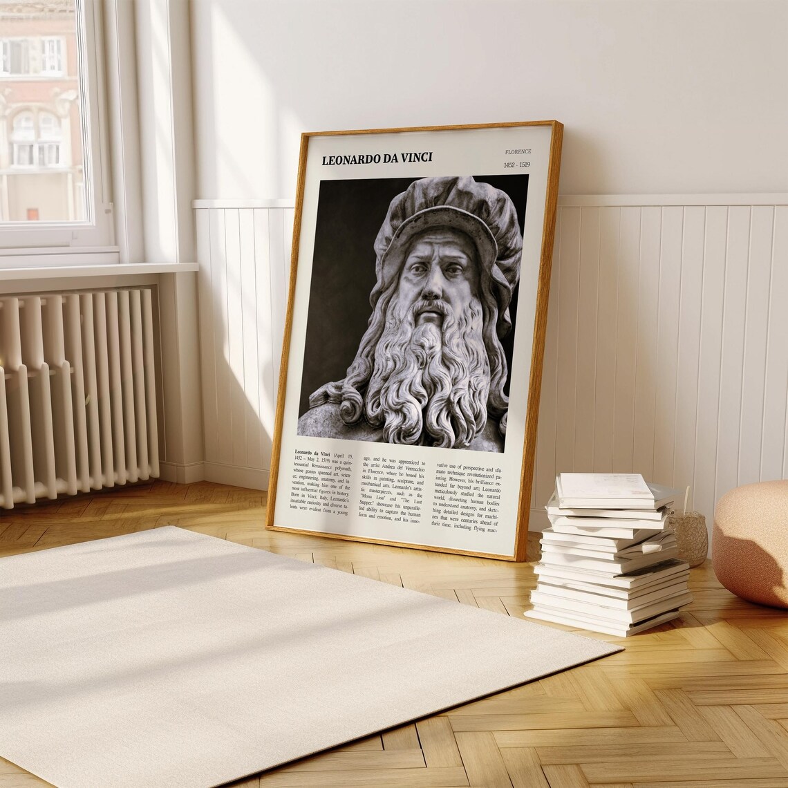Leonardo Da Vinci Print Wall Art Poster Renaissance Leonardo Da Vinci ...