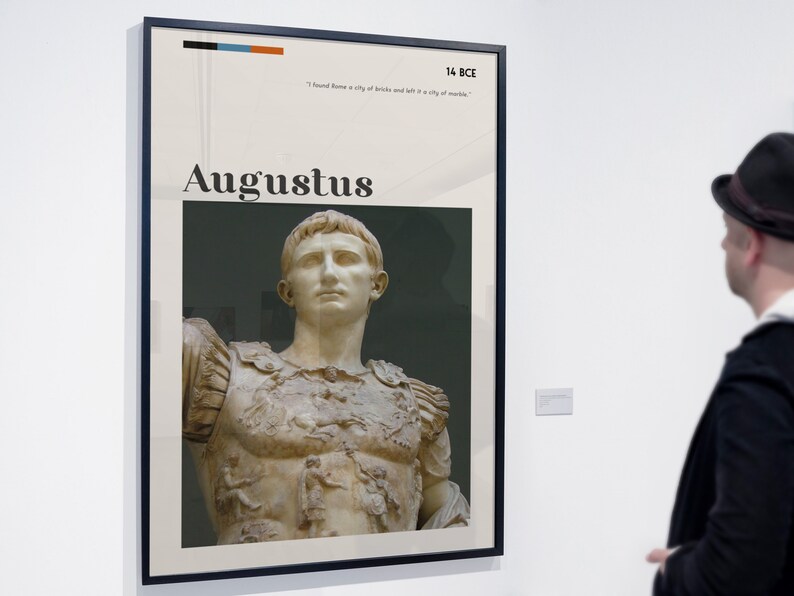 Augustus Poster Wall Art PRINTABLE Digital Art Downloadable - Etsy