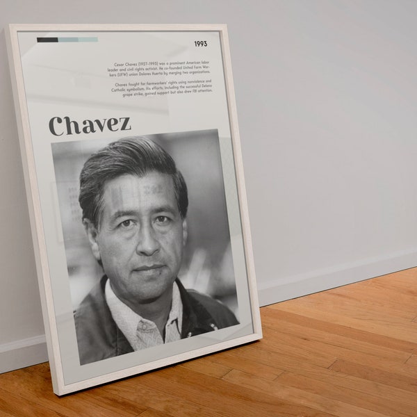 Cesar Chavez Poster - Etsy