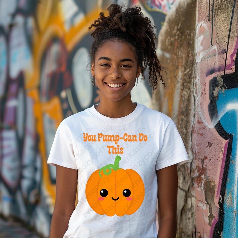 Cute Pumpkin Png, Positive Halloween Design, Girl Pumpkin Design, Funny ...