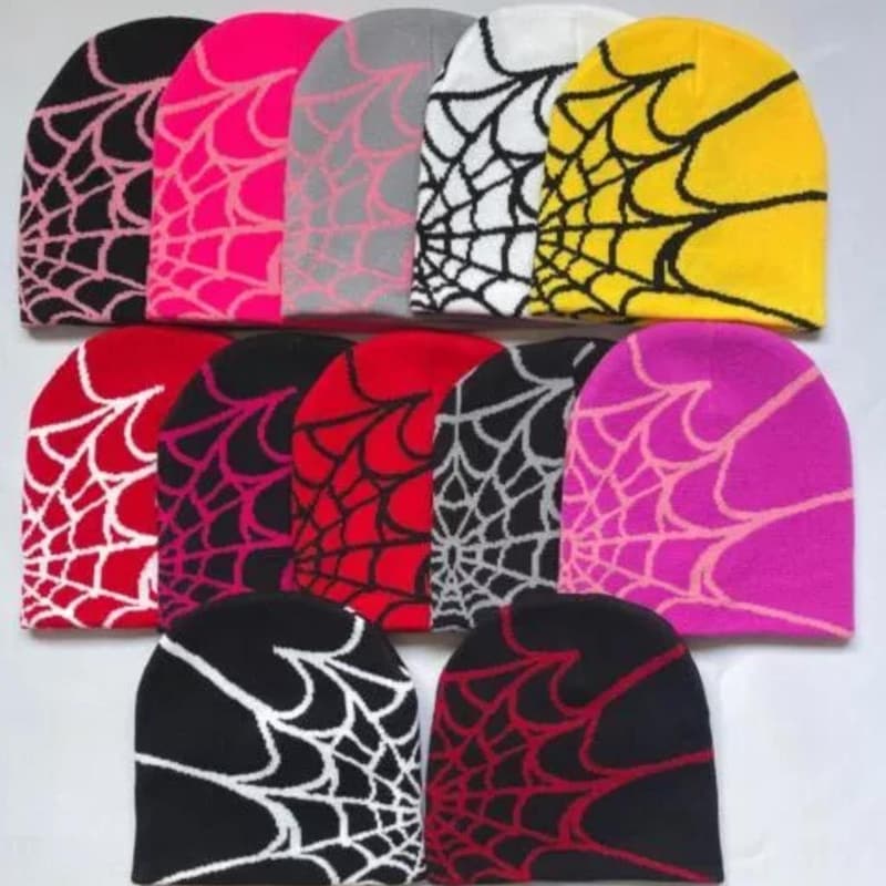 Spider Web Beanie Hat - Etsy