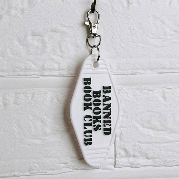Bookish Keychain - Etsy