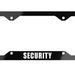 SECURITY License Plate Frame - Etsy