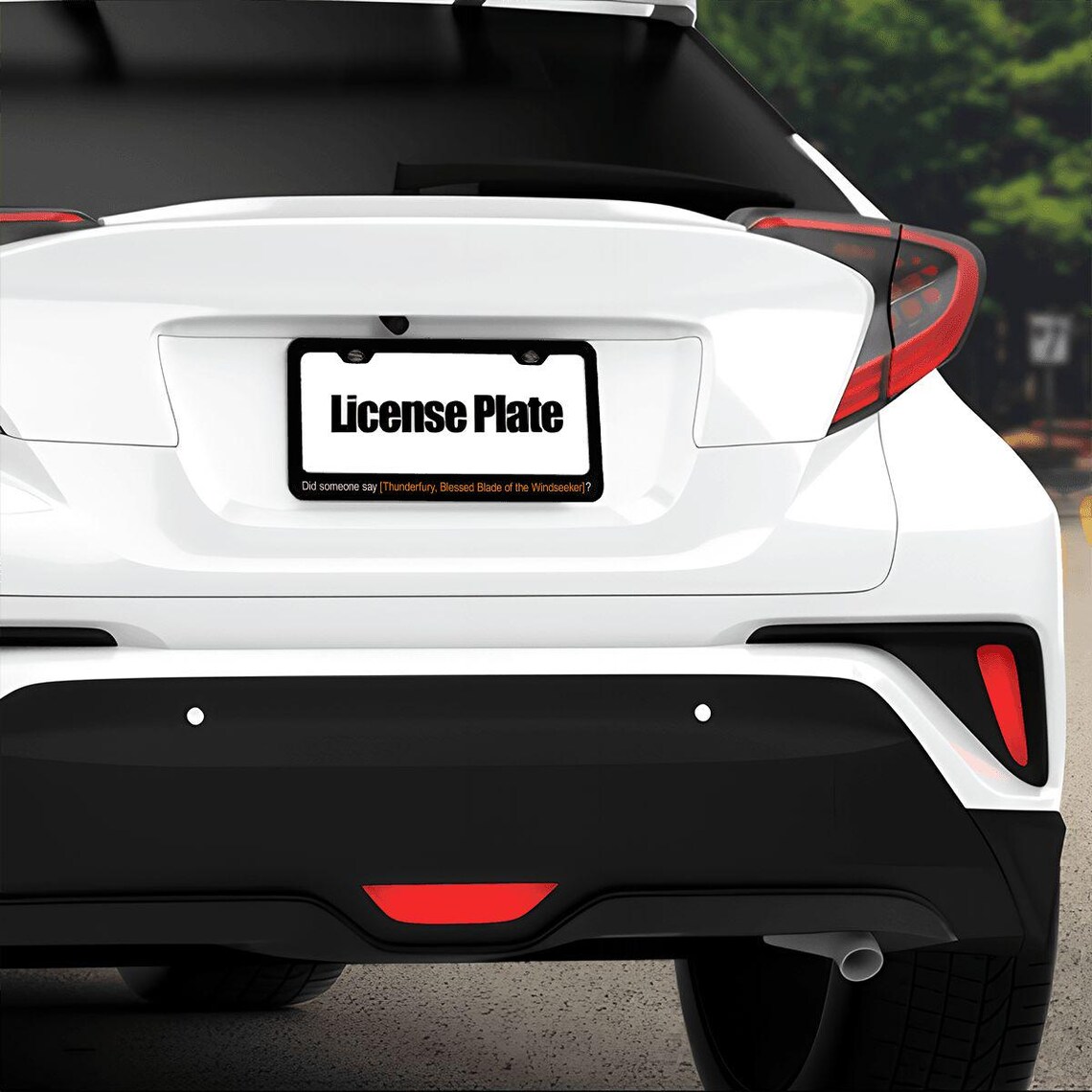 Thunderfury License Plate Frame, Wow License Plate Frame, Did Someone ...