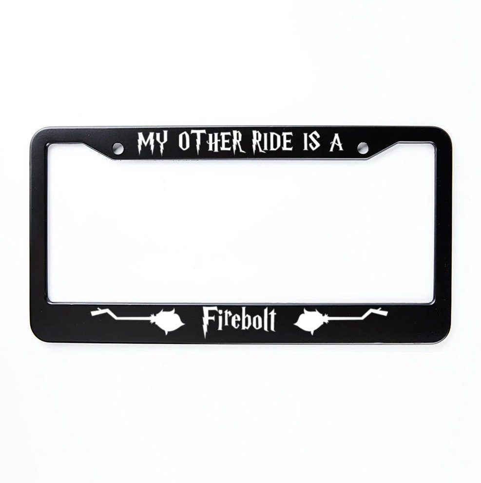 My Other Ride is A Nimbus 2000 License Plate Frame, Nimbus 2001 ...