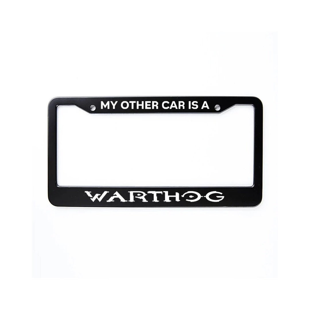 My Other Car is A Warthog License Plate Frame, Gamer Number Plate Frame ...