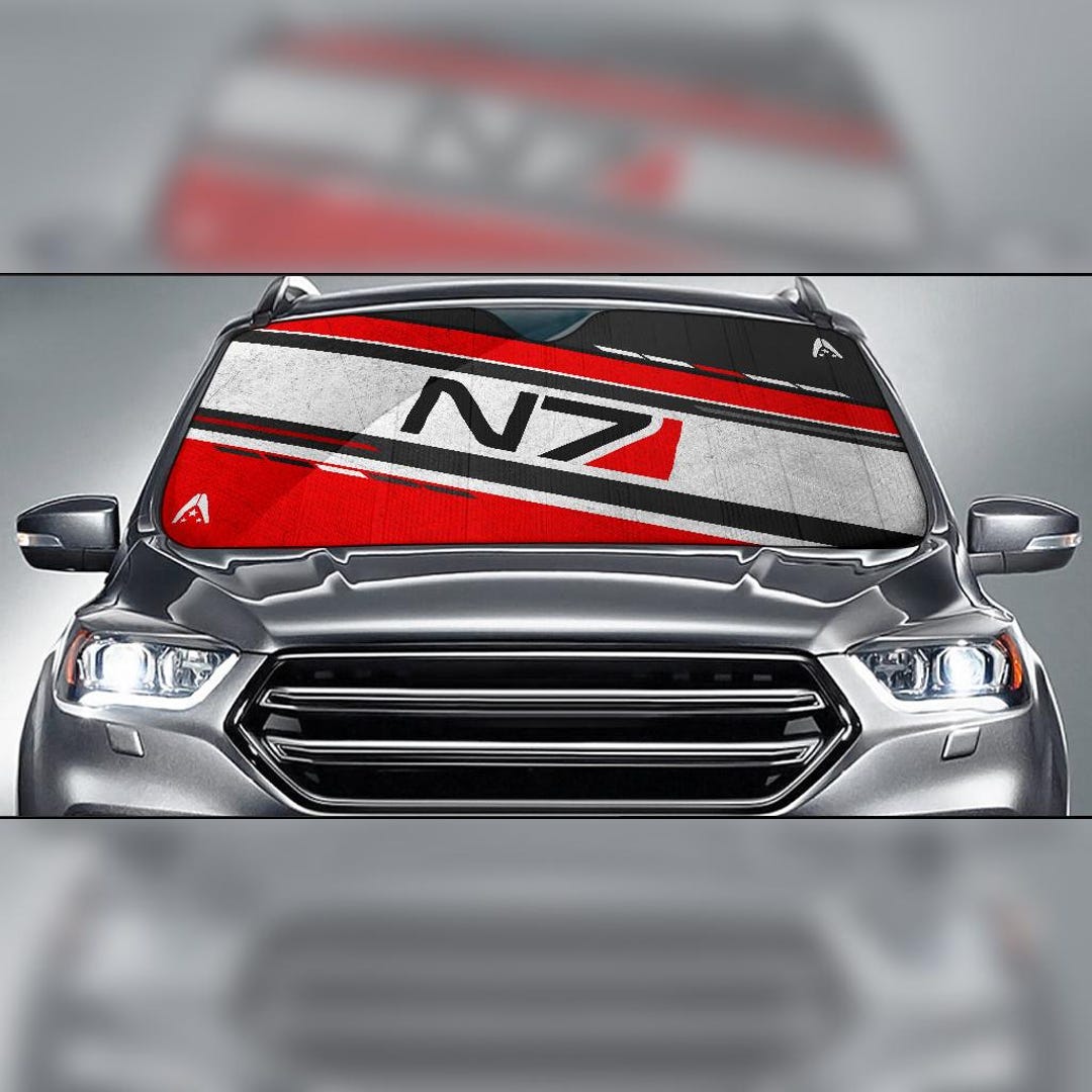 N7 Car Sun Shade, N7 Logo Sunshade, Systems Alliance Auto Accessory ...